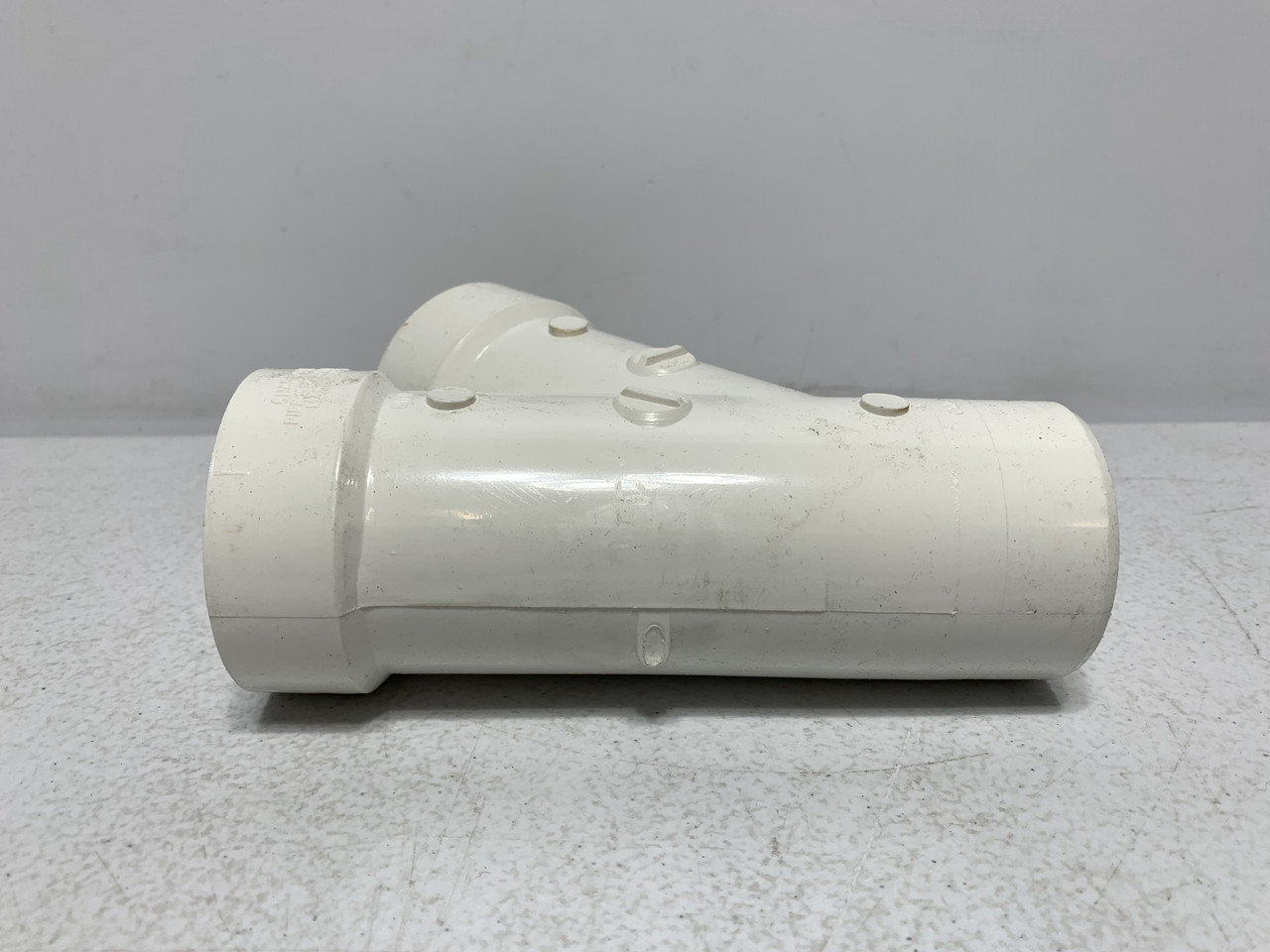 Charlotte Pipe 2" x 2" x 2" PVC Street Wye DWV Fitting