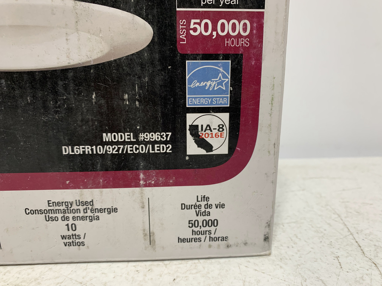 Halco 99637 DL6FR10/927/ECO/LED2 6" LED Downlight Retrofit 650 lm 2700K