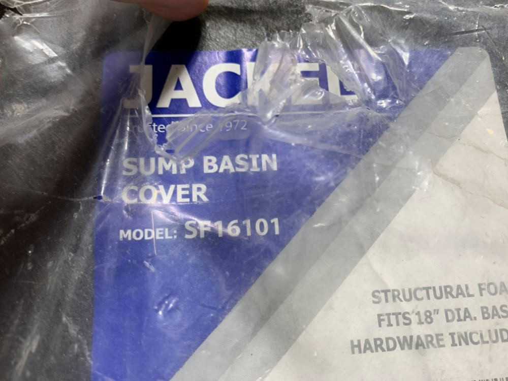 Jackel SF16101 Sewage Basin Cover 18" Dia Structural Foam