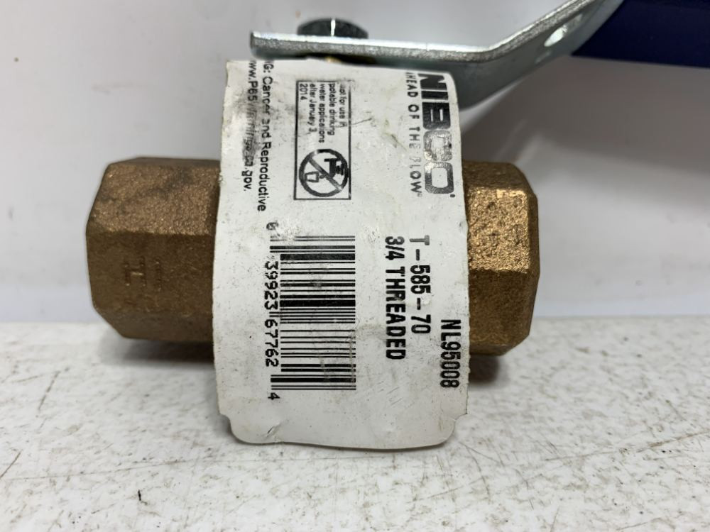 NIBCO T-585-70 Bronze Ball Valve 3/4" Threaded 600 PSI