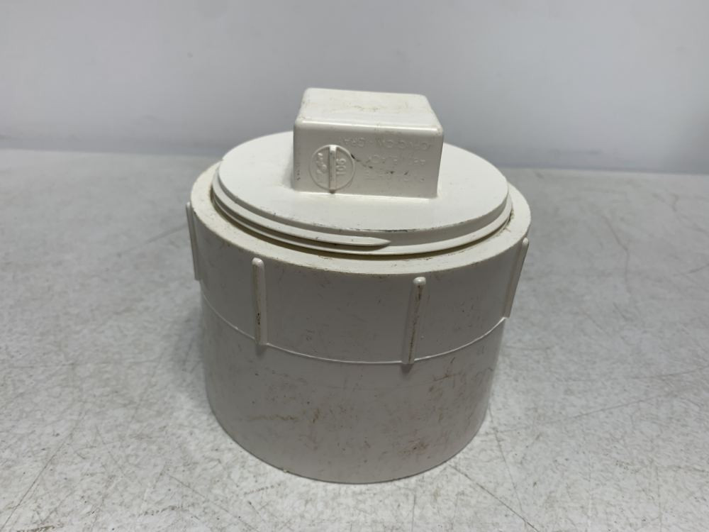 Charlotte Pipe 31-958 4" PVC Cleanout Adapter White