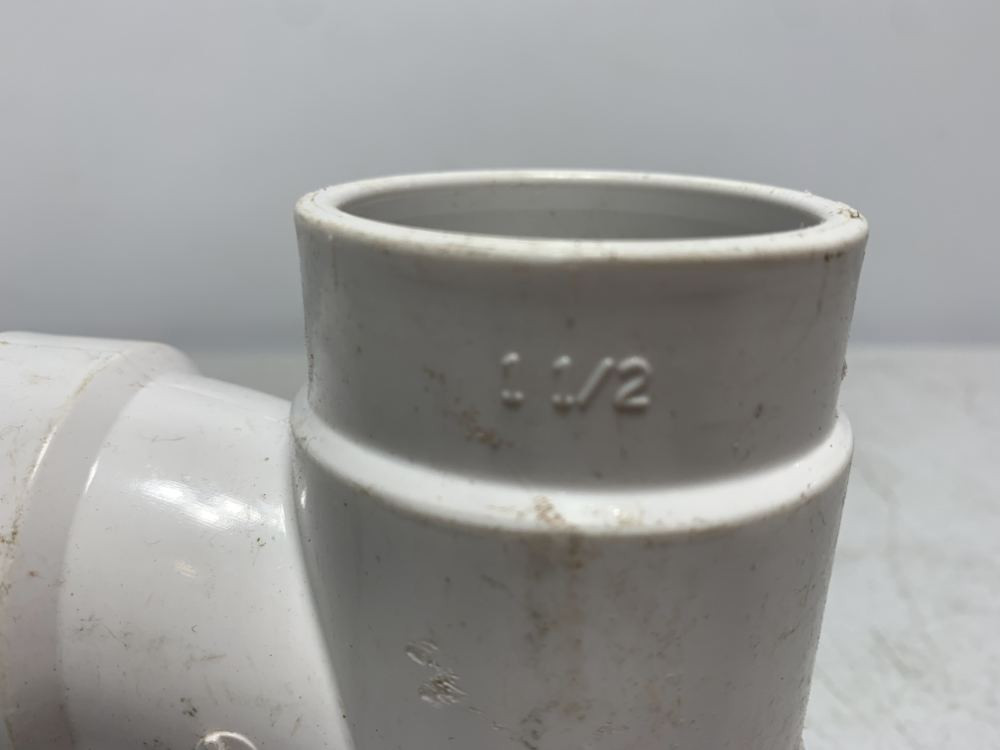 Nibco 4811 Sanitary Tee PVC DWV 1-1/2" x 2" (4 Pack)