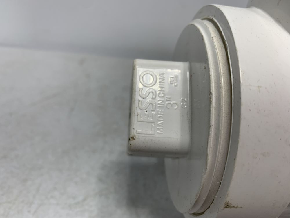 Lesso LP445-030 Flush Cleanout Tee 3" PVC