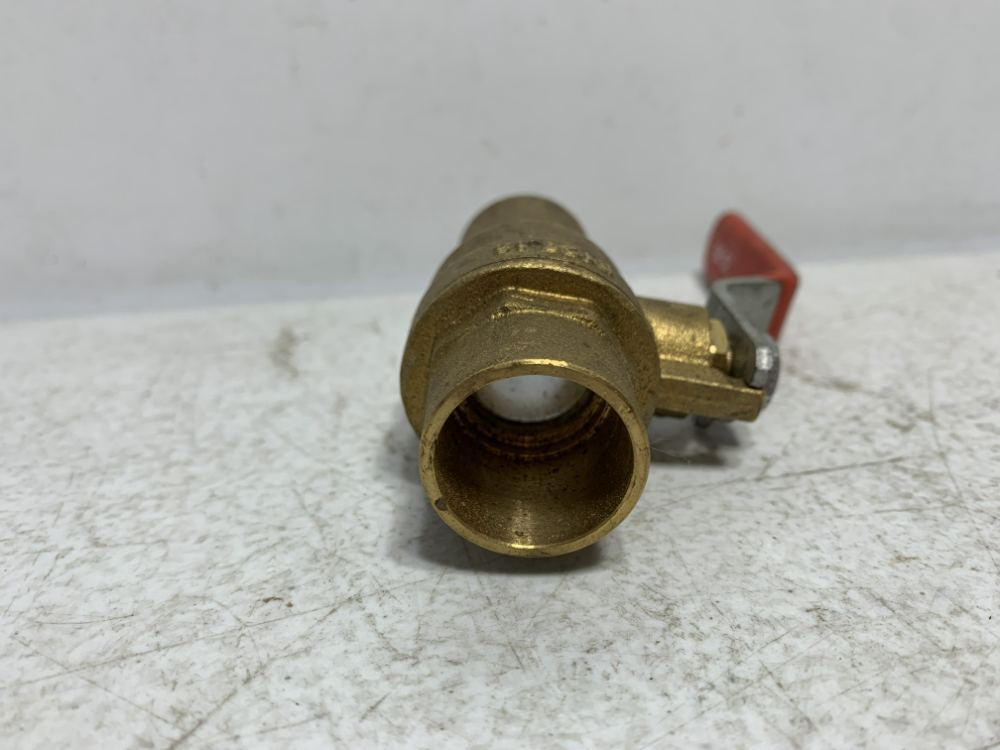 Red-White Valve 5595AB Ball Valve 3/4" Brass Full Port