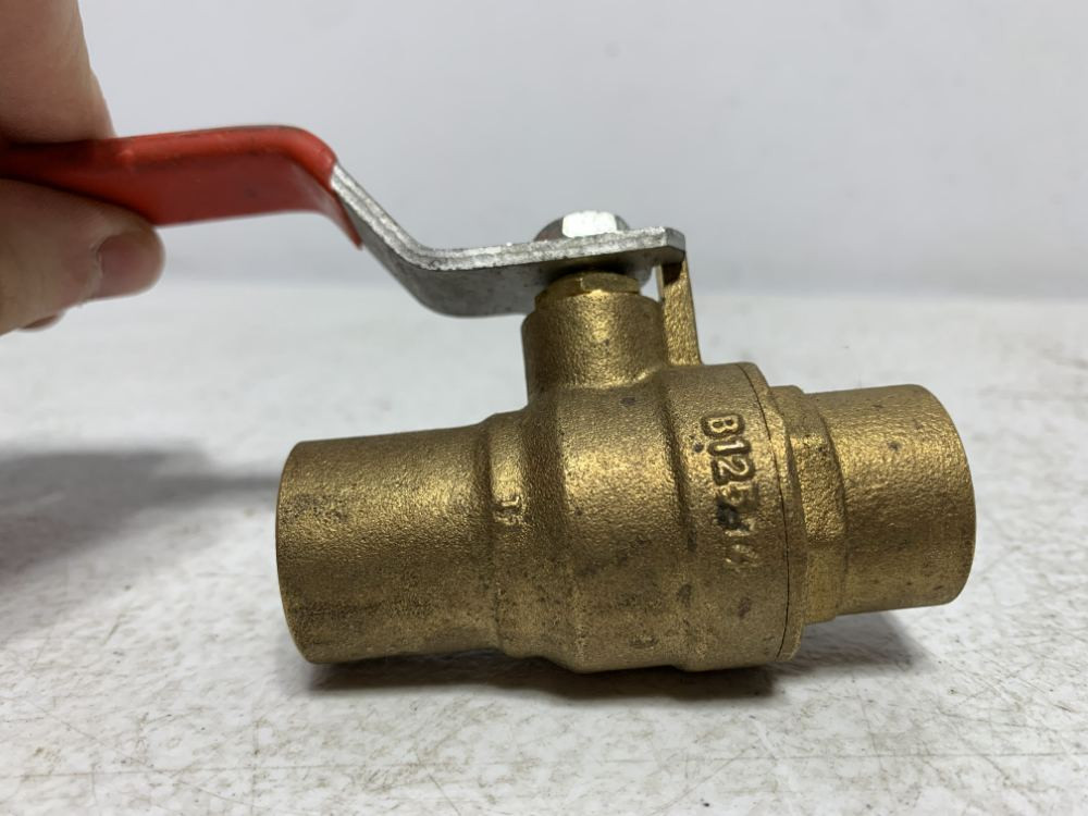 Red-White Valve 5595AB Ball Valve 3/4" Brass Full Port