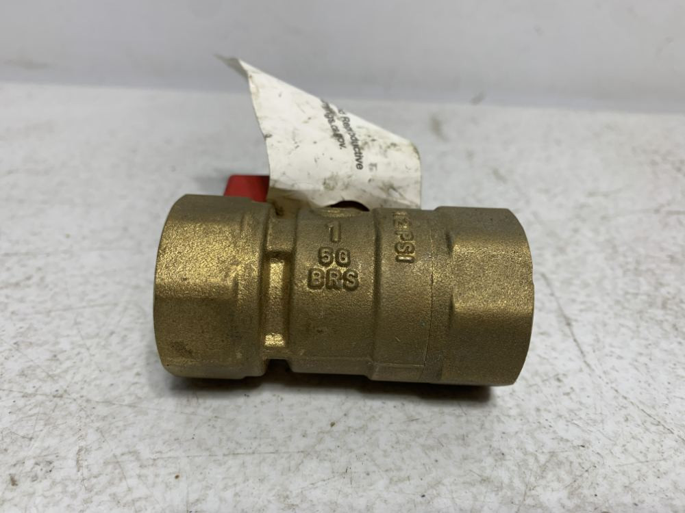 Nibco GB1A Gas Ball Valve 1" Lever Handle 600 PSI