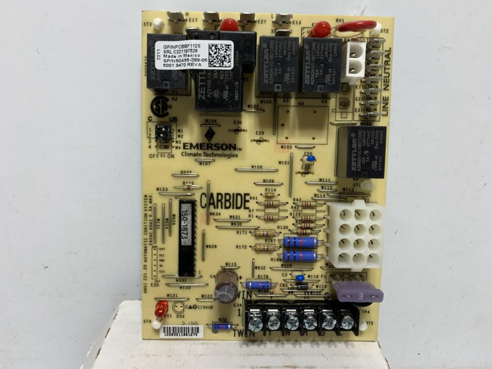 Emerson PCBBF112S Furnace Control Board 120V/24V