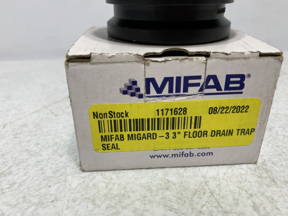 Mifab MI-GARD-3 Floor Drain Trap Seal 3" ABS Silicon