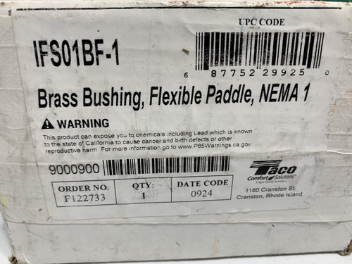 Taco IFS01BF-1 Brass Flow Switch w/ Flexible Paddles - Chase Surplus