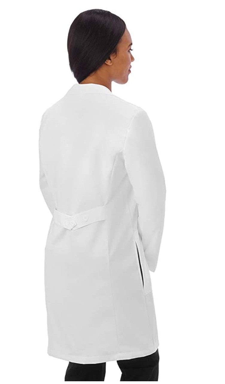 37" Meta Women's Princess Back Lab Coat 161 - Netuniform