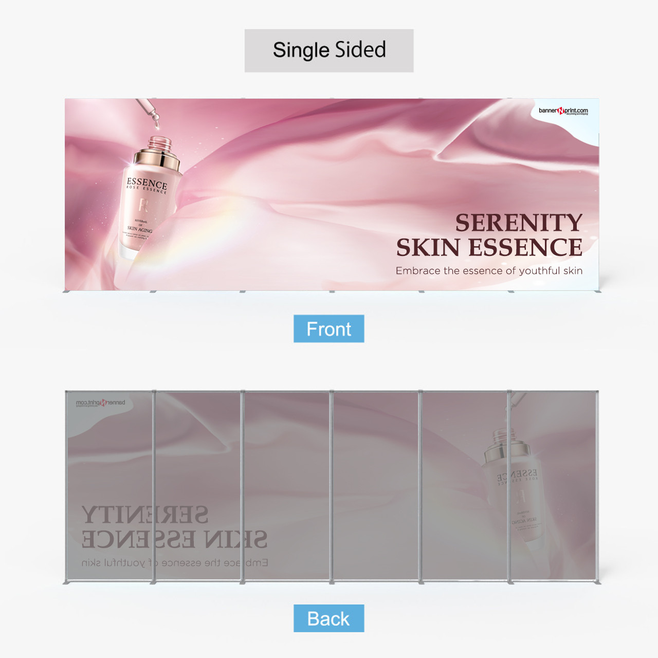 20ft Non-Lit SEG Fabric Display of bannerNprint