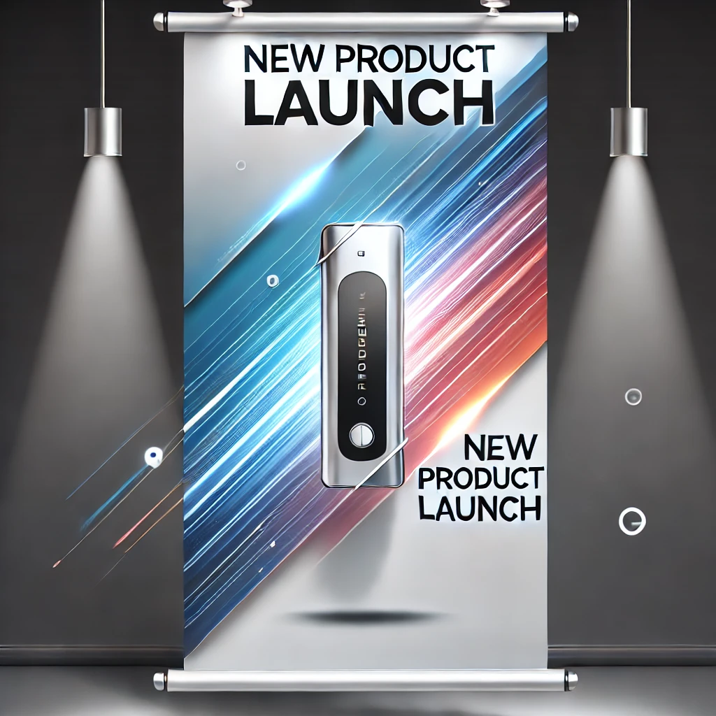 How Banners Can Help Announce Your New Product Launch - bannerNprint.com