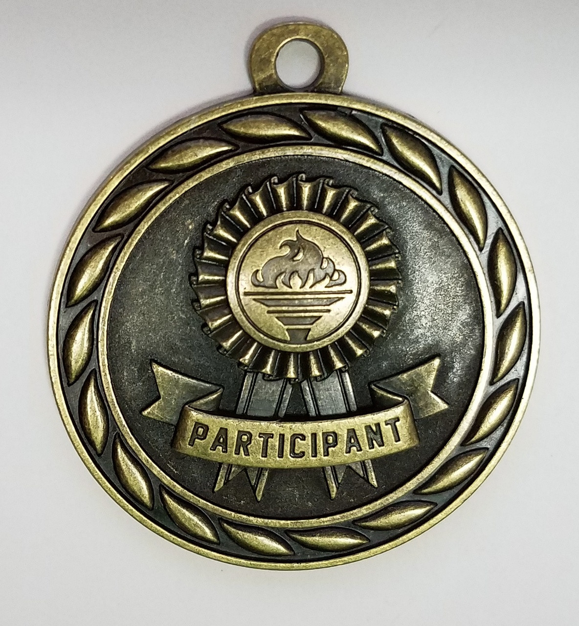 "Participant" Medal with Neck Ribbon - Crystal Crown Inc.