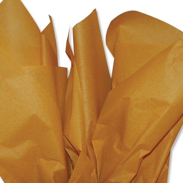 Honey Brown Tissue Paper 20 x 30" Sheets - 480 Sheets