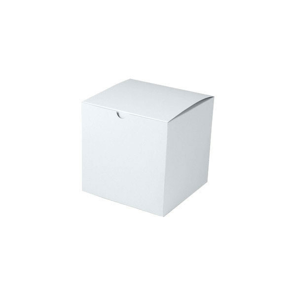 Retail Gift Boxes - White 1 Piece 6" x 6" x 6"
