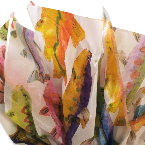Rainbow Trout Patterned Tissue Paper