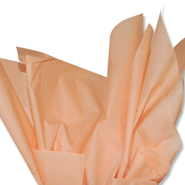 Peach Tissue Paper 20 x 30" Sheets - 480 Sheets