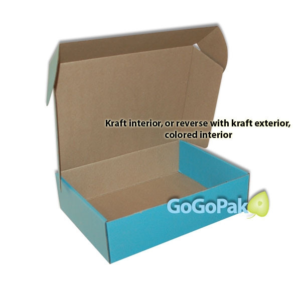 Corrugated E-Comm Blue Presentation Boxes