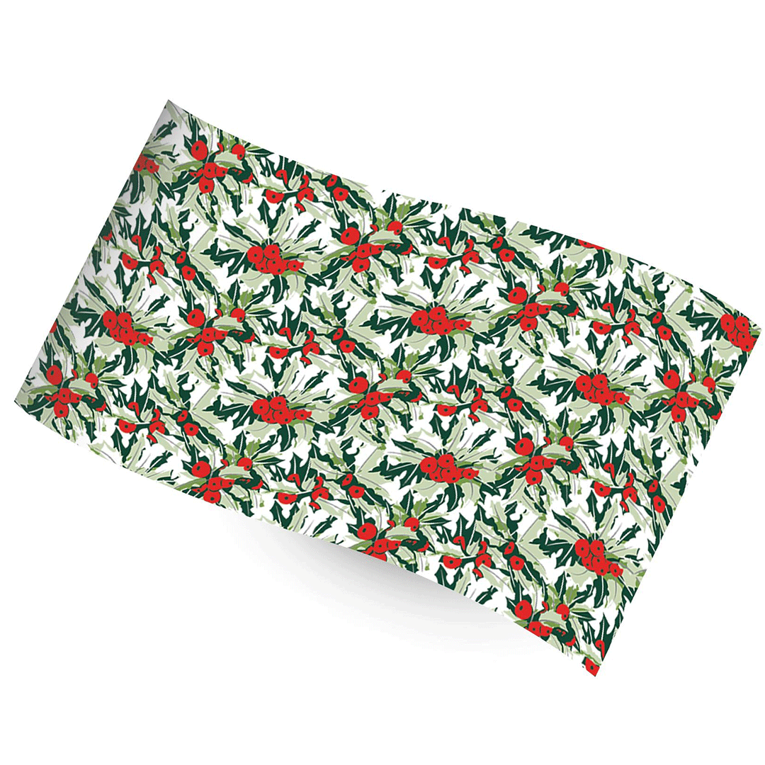 Holly Berry Patterned Tissue Paper