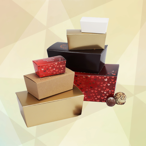 Boxes - Candy Boxes - 1 piece Candy-Fudge Boxes - Ballotin Candy ...