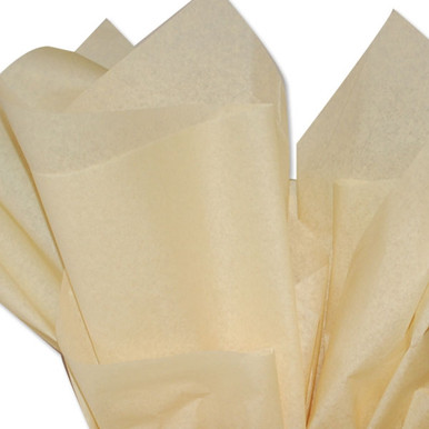 French Vanilla Tissue Paper 20 x 30" Sheets - 480 Sheets