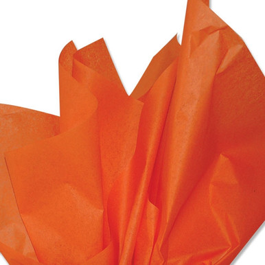 Orange Tissue Paper 20 x 30" Sheets - 480 Sheets