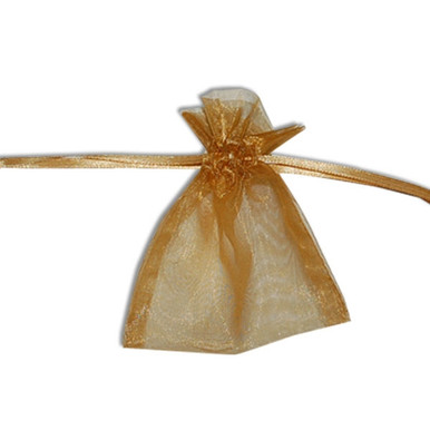 Organza bags Gold