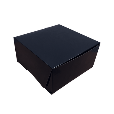 Black Gloss 10" x 10" x 5" Bakery Boxes Canada