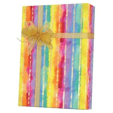 Rainbow Gift Wrap - 24" width x 417' feet
