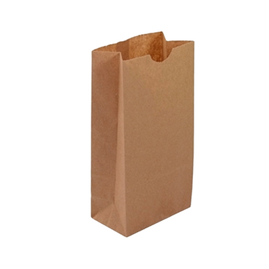 Wholesale 8 lb. SOS Paper Bags in Recycled Kraft - flat bottom bags ...