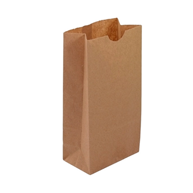 Wholesale 10 lb. SOS Paper Bags in Recycled Kraft - flat bottom bags ...