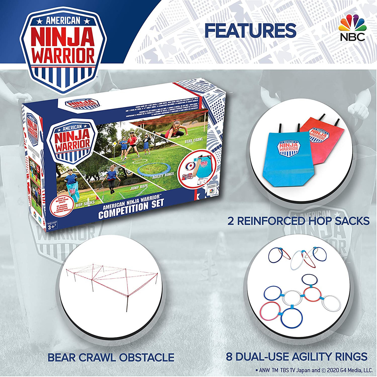 American Ninja Warrior Competition Obstacle Course