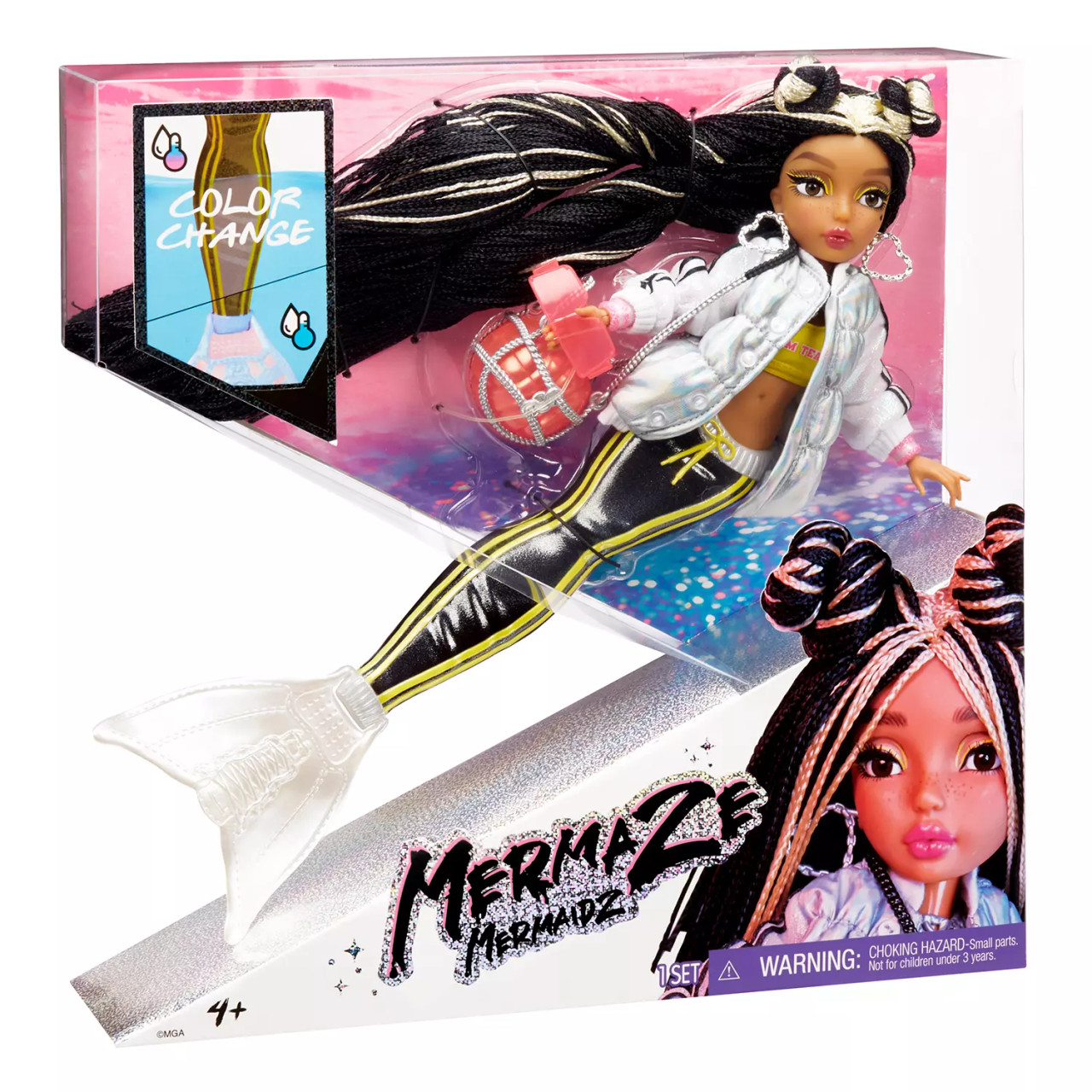 Mermaze Mermaidz™ Color Change Jordie™ Mermaid Fashion Doll with ...