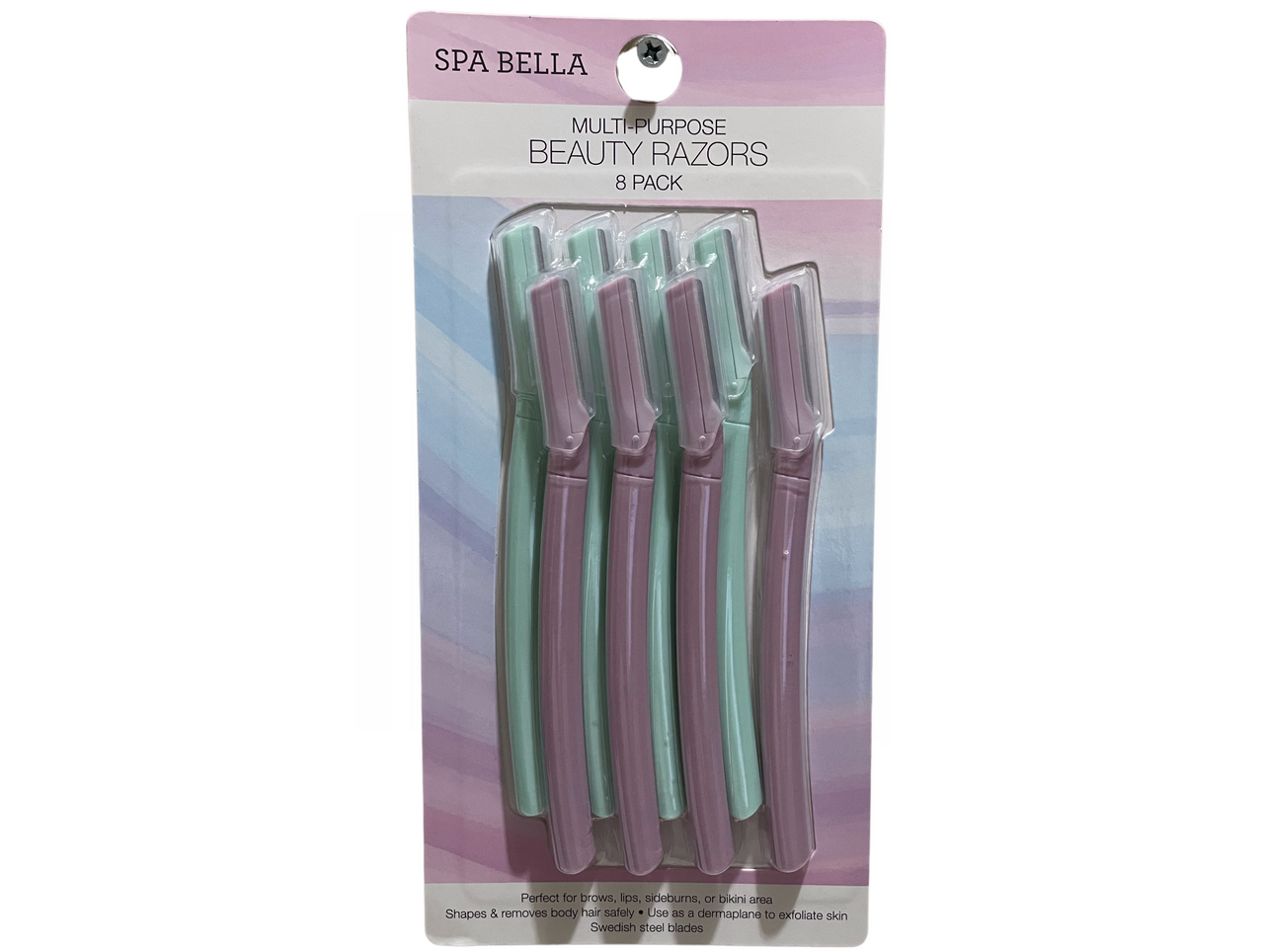 Spa Bella Multi-Purpose Beauty Razors 8 Pack