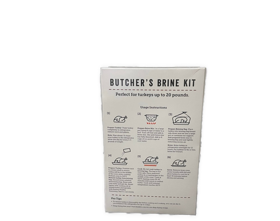 Kinder's Butcher's Turkey Brine Kit 11.25 oz