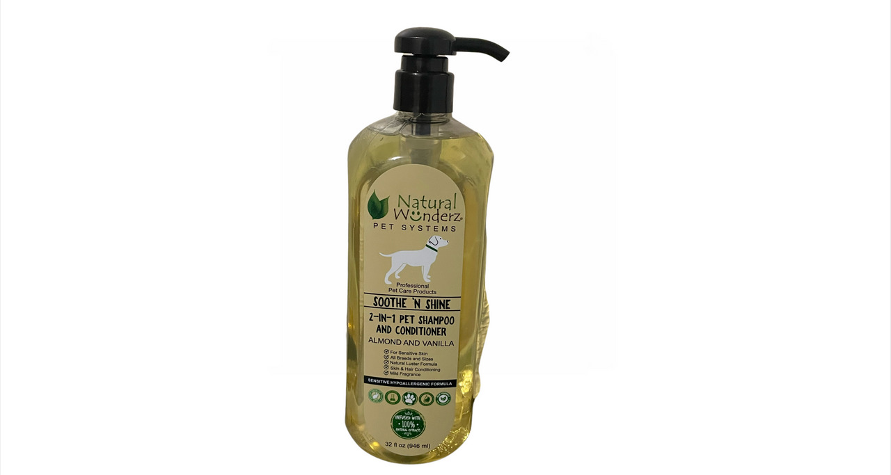 Natural Wunderz Pet Systems, 2-in-1 pet shampoo and conditioner Natural Wunderz Pet Systems, 2-in-1 pet shampoo and conditioner