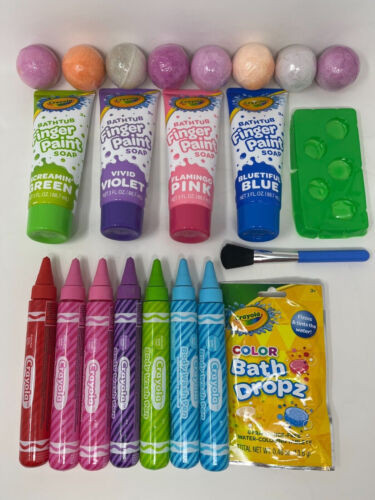 Crayola Bath Activity Bucket, 30-piece set