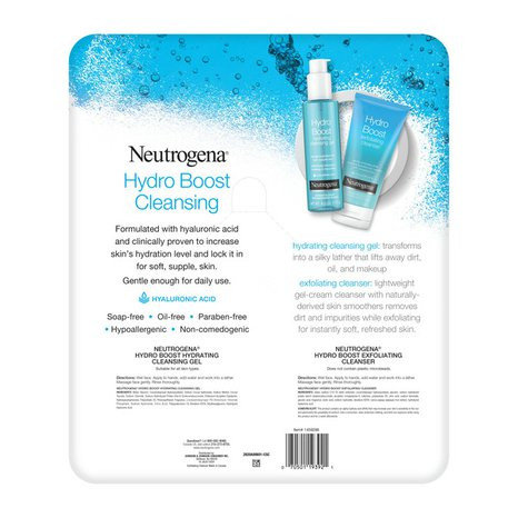 Neutrogena Hydroboost Set Cleanse and Exfoliate
