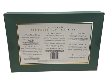 Livegreen Complete Foot Care Set (FREE SHIPPING)