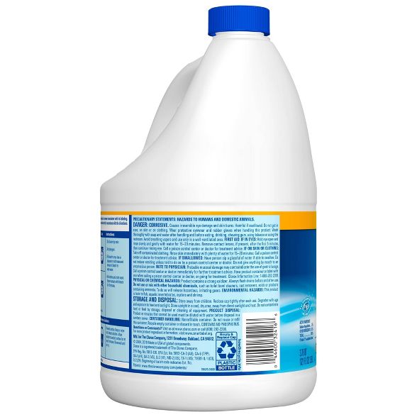 Clorox Performance Bleach With Concentrated Formula 121 oz