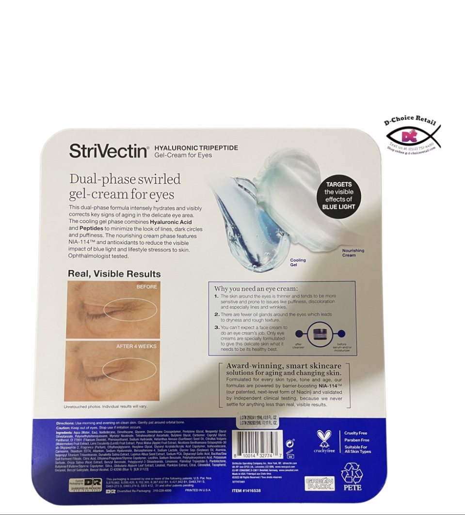 Strivectin Hyaluronic Tripeptide Eye Cream 2-Pack
