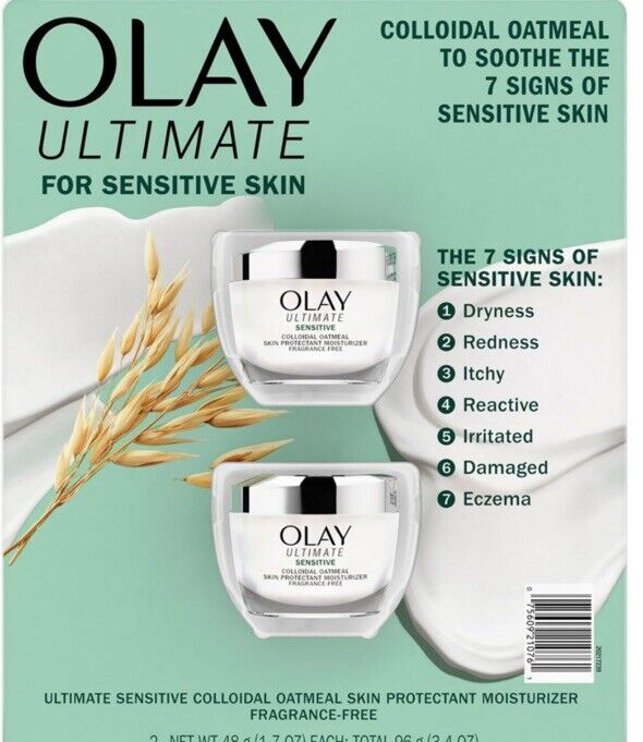 Olay Ultimate Colloidal Oatmeal to Soothe the Seven Signs Sensitive ...
