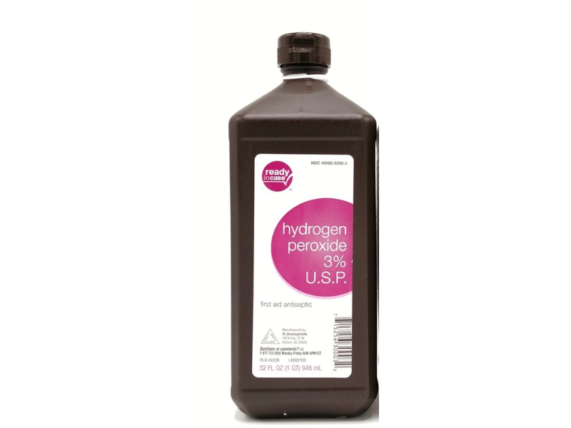 Ready In Case Hydrogen Peroxide 3% U.S.P, 32 fl oz