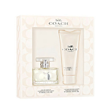 Coach Signature Eau de Parfum Spray & Perfumed Body Lotion Set (Free ...