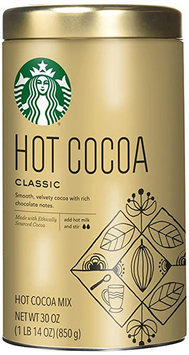 Starbucks Classic Hot Cocoa Mix, 30 oz tin
