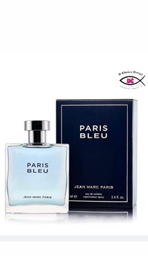 Jean Marc Paris Paris Bleu Homme Eau de Toilette Spray, 3.4 fl. oz.