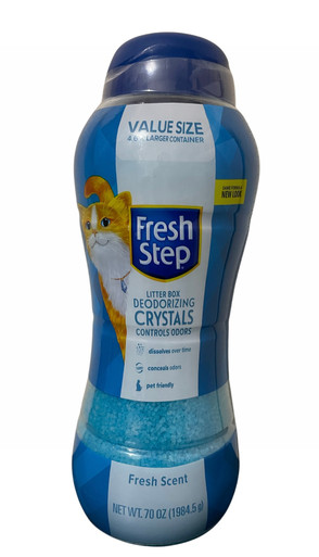 Fresh Step Litter Box Deodorizing Crystals Controls Odors 70oz