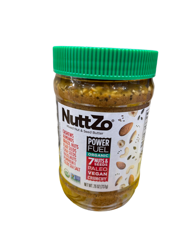 Nuttzo Organic Crunchy 7 Nut & Seed Butter (26 oz)