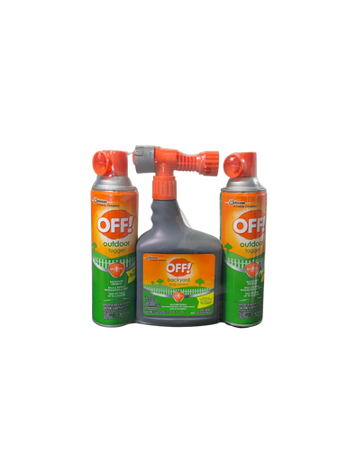 Off! 16OZ Fogger 2PK + 32 OZ Hose End Sprayer