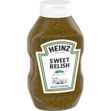 Heinz Sweet Relish, 26 fl oz Bottle